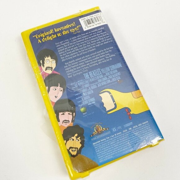 The Beatles | Media | The Beatles Yellow Submarine Vhs Sealed 968 Color ...